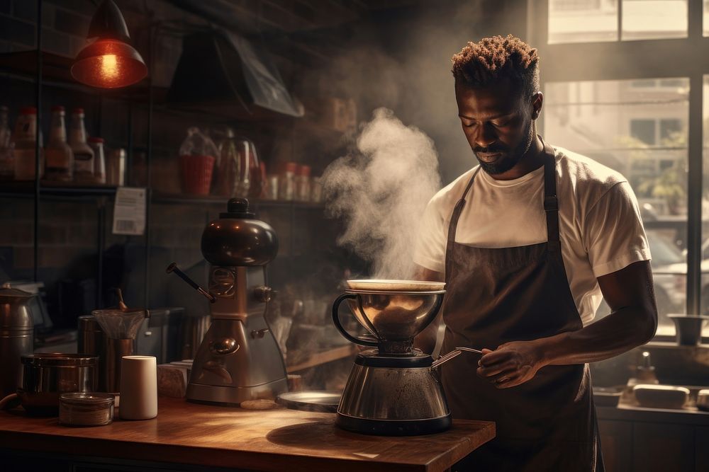 African American man food making | Free Photo - rawpixel