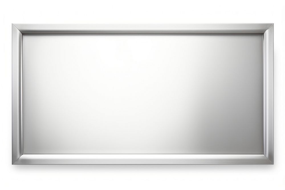Rectangle frame chrome material silver | Free Photo Illustration - rawpixel