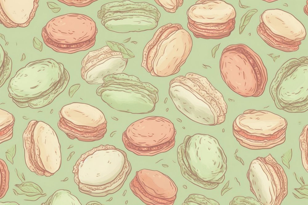 Macaron backgrounds macarons pattern. AI | Premium Photo Illustration ...