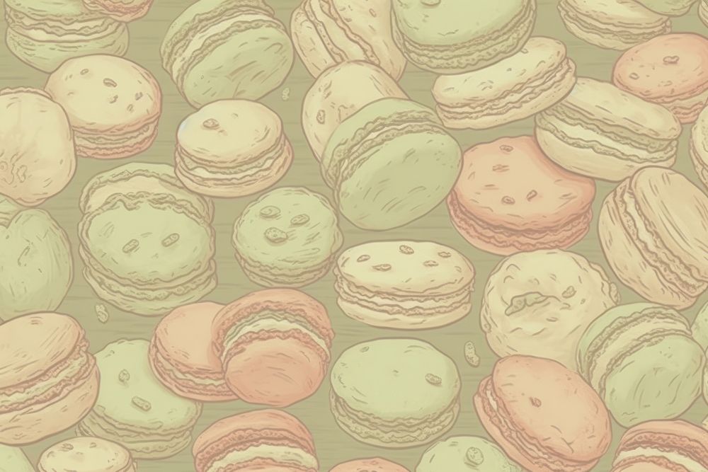 Macaron backgrounds macarons pattern. AI | Premium Photo Illustration ...