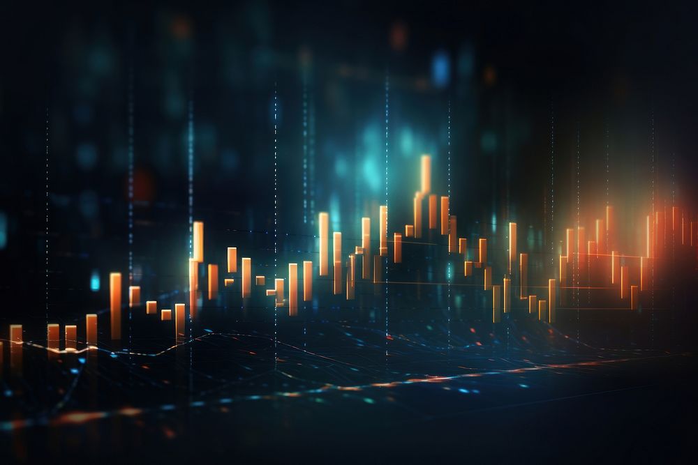 Abstract background chart backgrounds technology. | Premium Photo ...