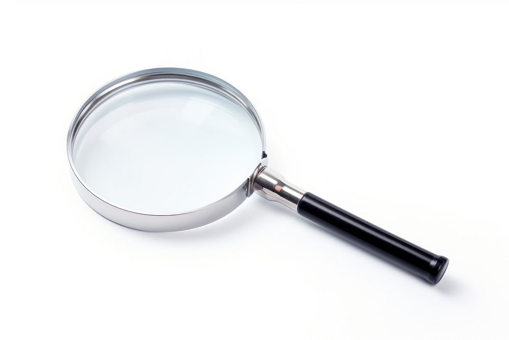 Magnifying glass white background reflection | Free Photo - rawpixel