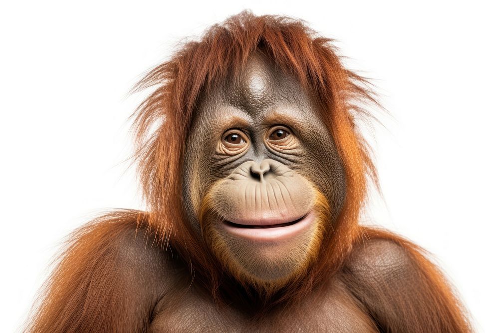 Smiling orangutan wildlife mammal monkey. | Premium Photo - rawpixel
