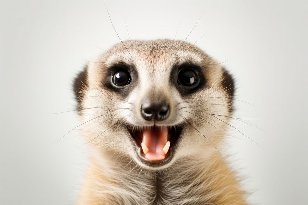 Smiling meerkat wildlife animal mammal. | Premium Photo - rawpixel