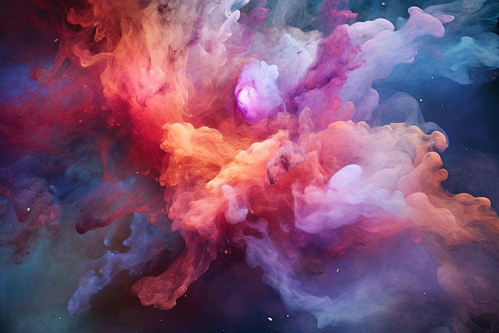 Fantasy underwater nebula flowing motion | Free Photo - rawpixel