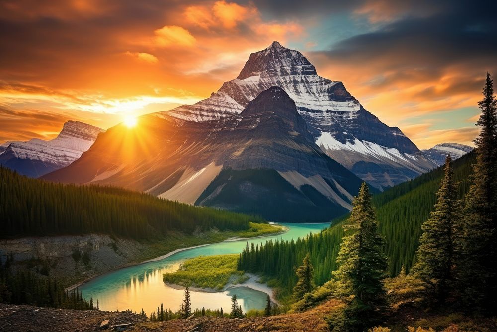 Mountain wilderness landscape outdoors. | Premium Photo - rawpixel