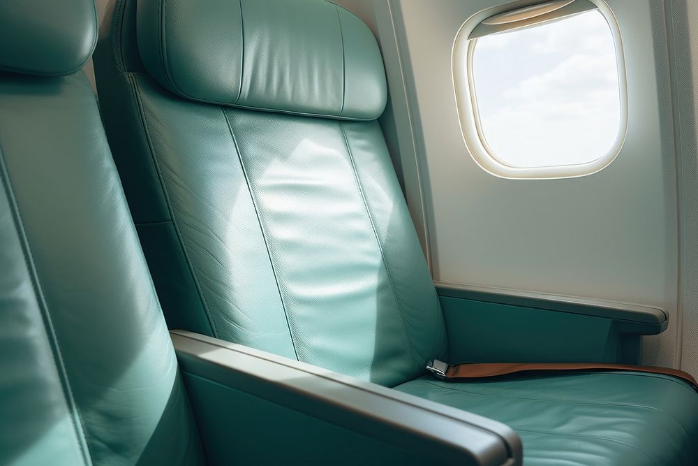 Airplane seat vehicle chair transportation. | Free Photo - rawpixel