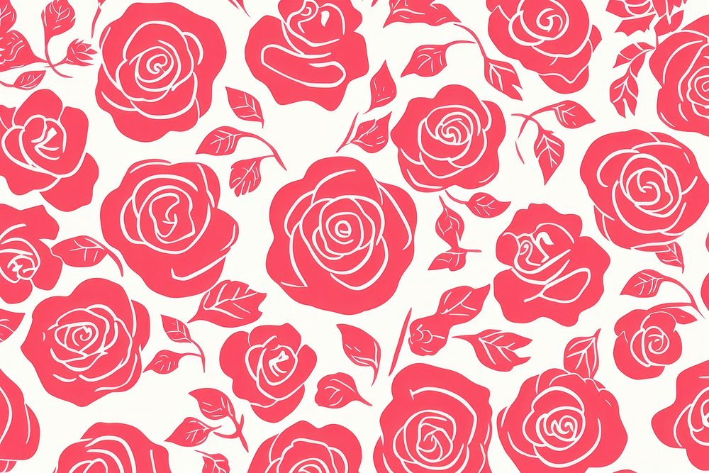 Rose pattern backgrounds flower. AI | Premium Photo Illustration - rawpixel
