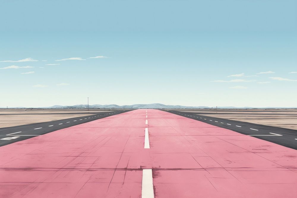 Airport runway outdoors airfield road. | Free Photo Illustration - rawpixel