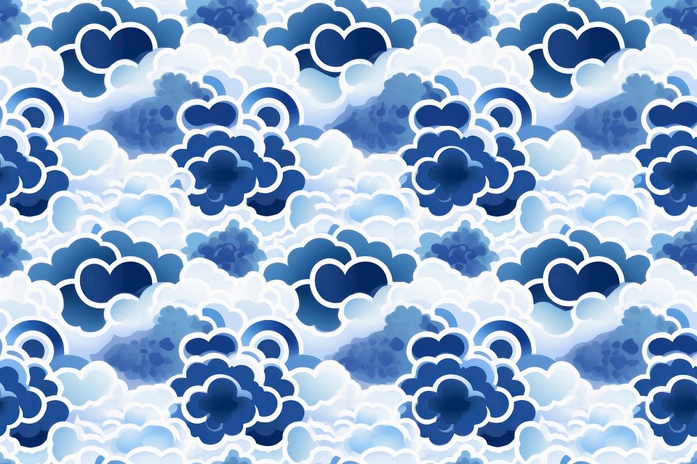 Tile pattern cloud backgrounds porcelain | Free Photo Illustration ...