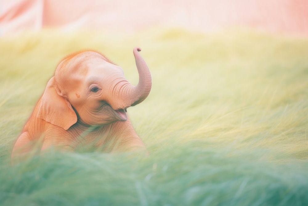 baby elephant smile wildlife animal | Premium Photo - rawpixel