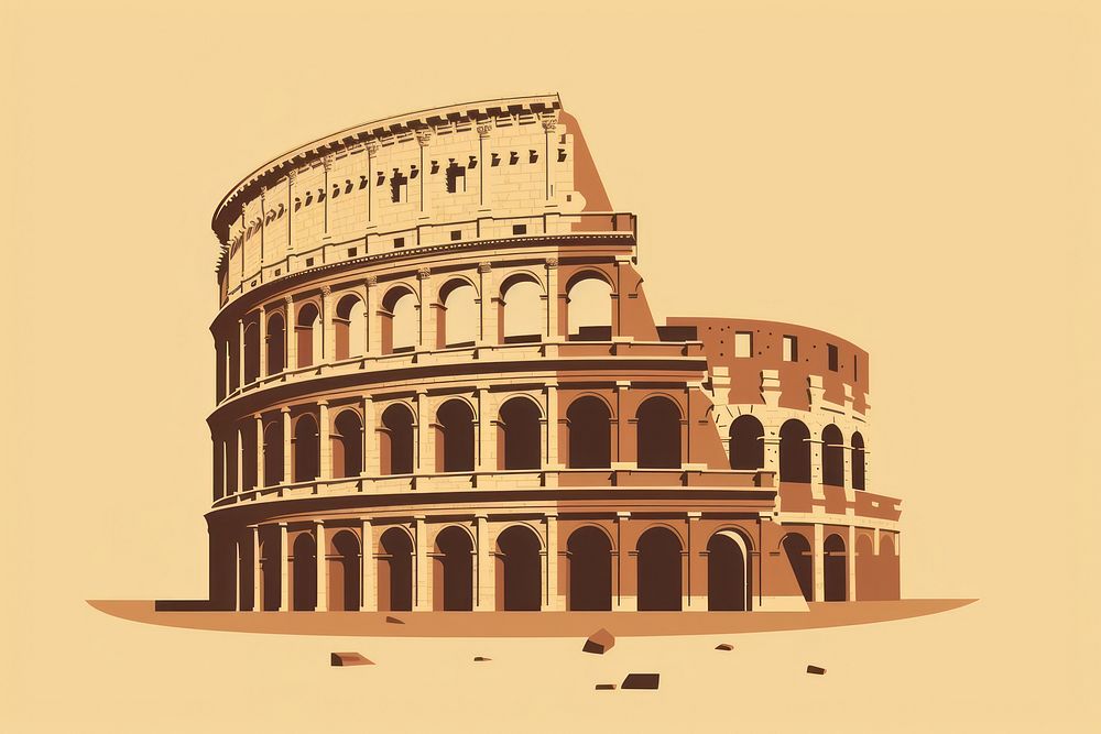 Colosseum Rome architecture building city. | Free Photo Illustration ...