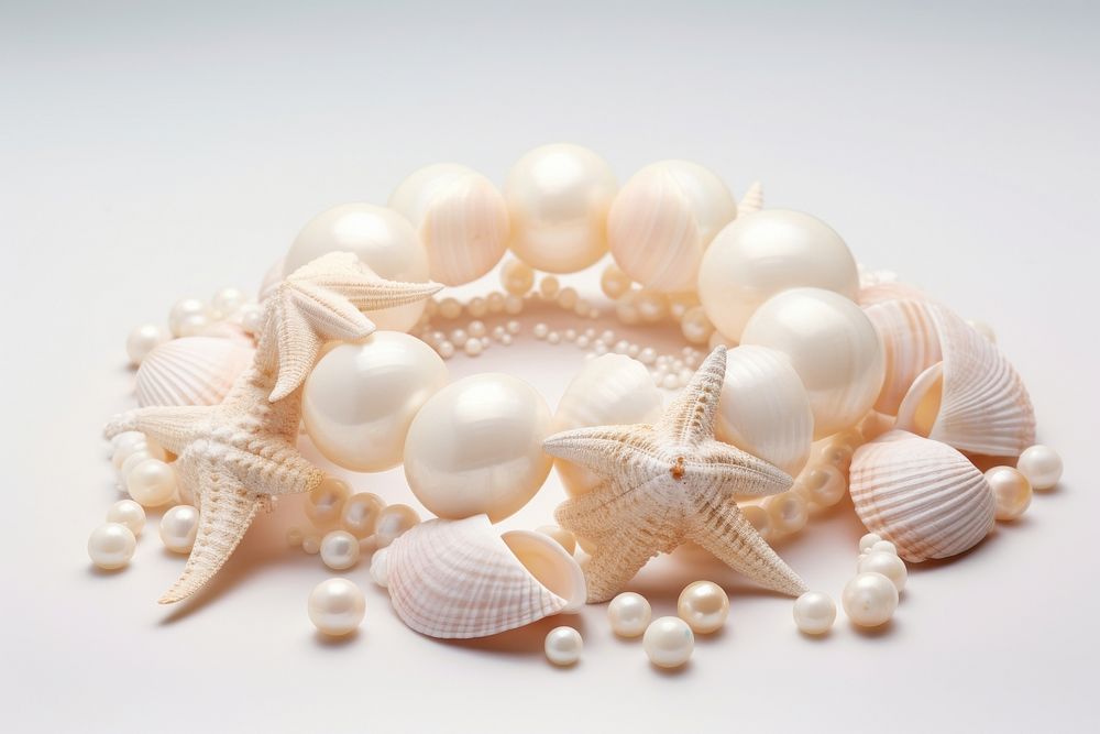 Seashell bracelet jewelry pearl pill. | Premium Photo - rawpixel