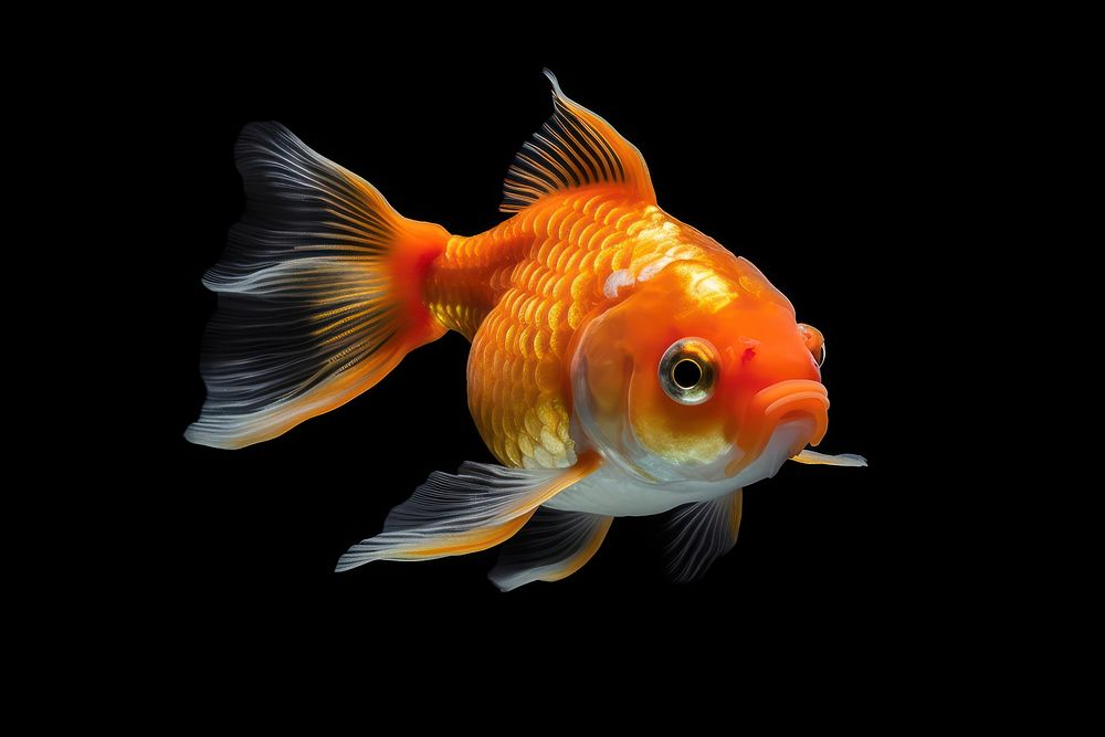 ranchu gold fish goldfish animal | Premium Photo - rawpixel