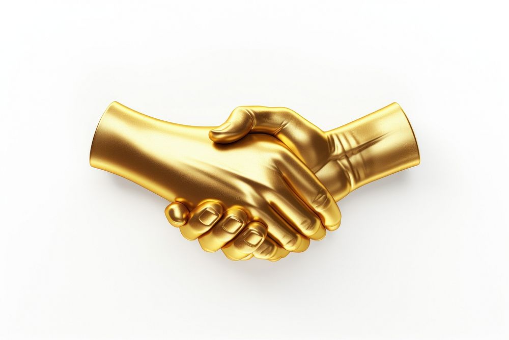 Business hand shake gold white | Free Photo Illustration - rawpixel