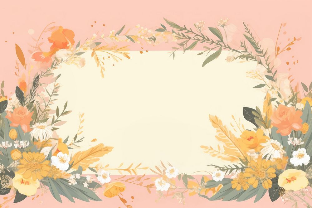 Wedding flower frame border backgrounds | Free Photo Illustration ...