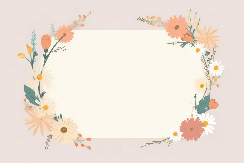 Color flower frame pattern plant | Premium Photo Illustration - rawpixel