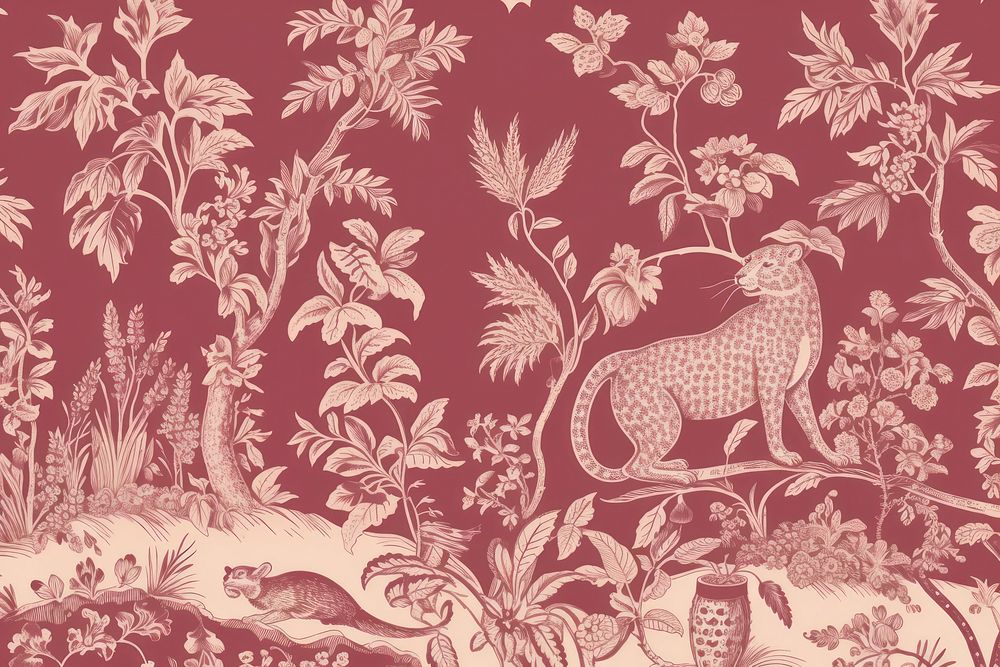 Wildlife wallpaper pattern art. | Premium Photo Illustration - rawpixel