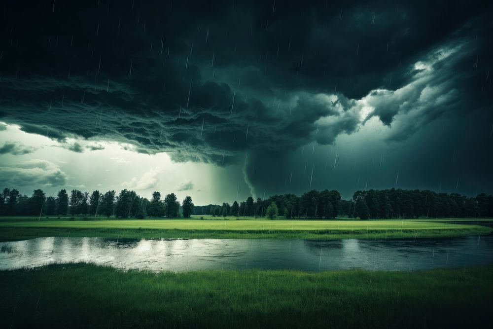 Cloudy and raining landscape outdoors | Premium Photo - rawpixel