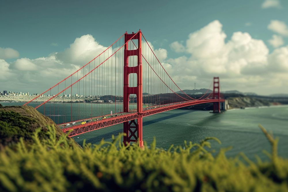 Golden gate bridge suspension bridge | Premium Photo - rawpixel