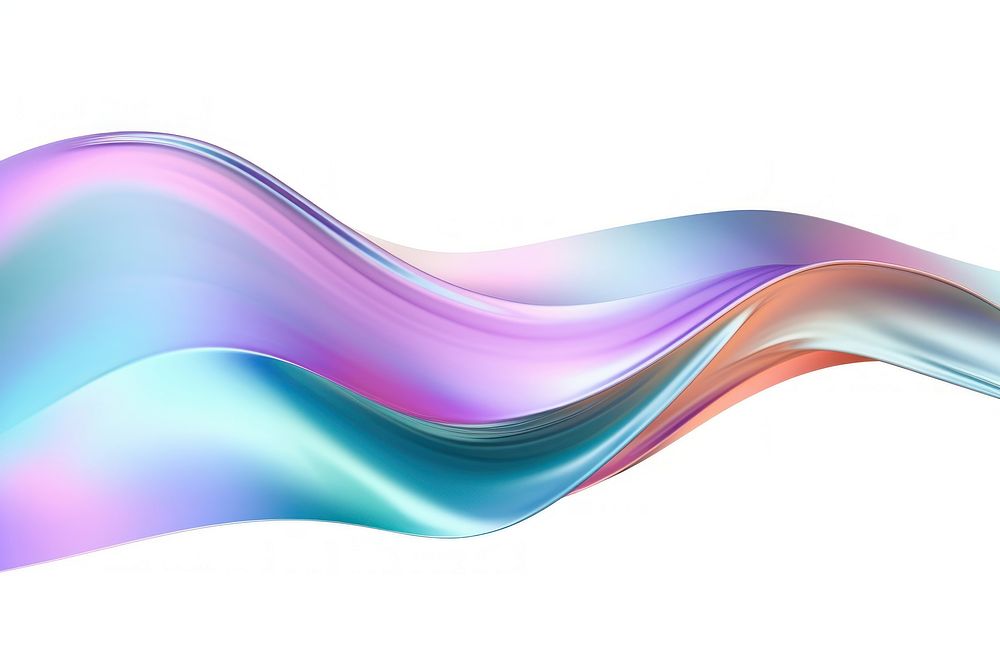 Wavy iridescent backgrounds white background | Free Photo Illustration ...