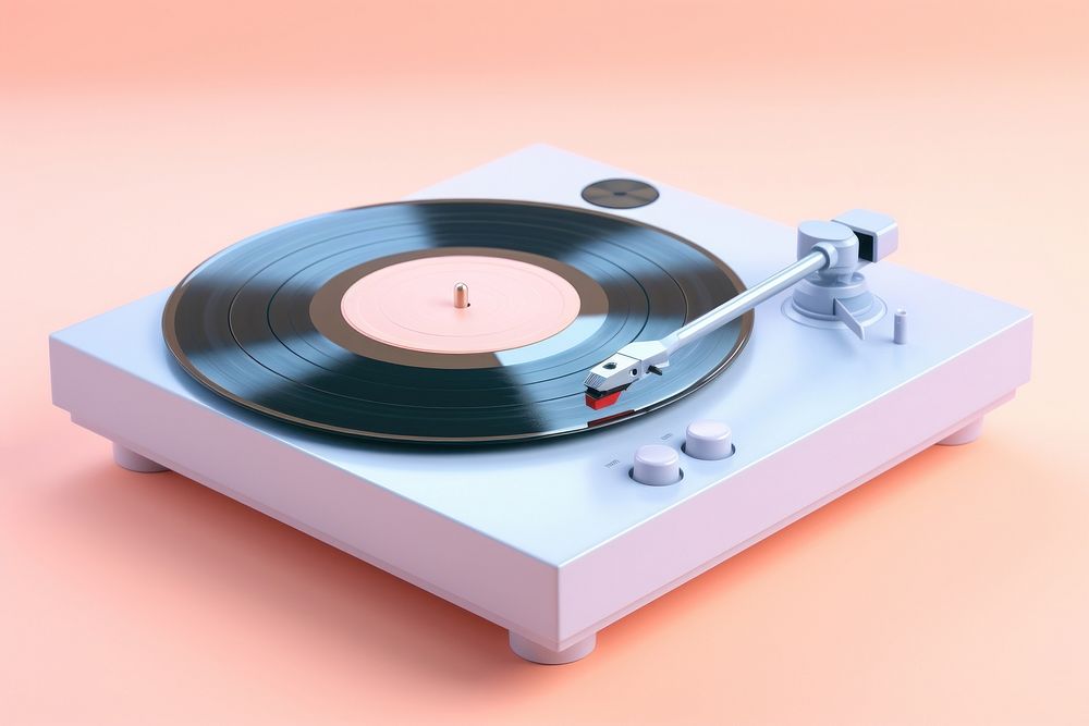 Vinyl electronics gramophone technology. | Premium Photo Illustration ...