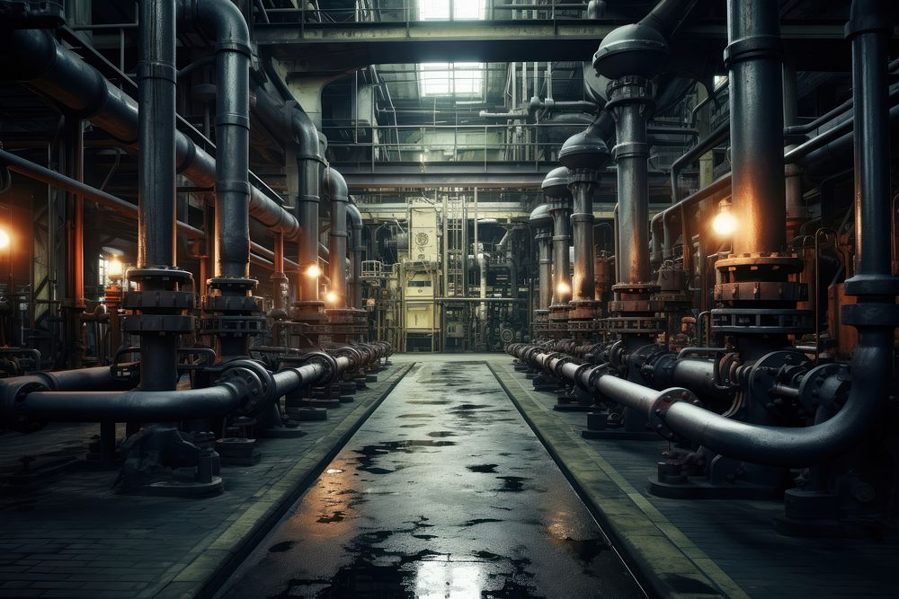 Pipelines and valves factory architecture | Premium Photo - rawpixel