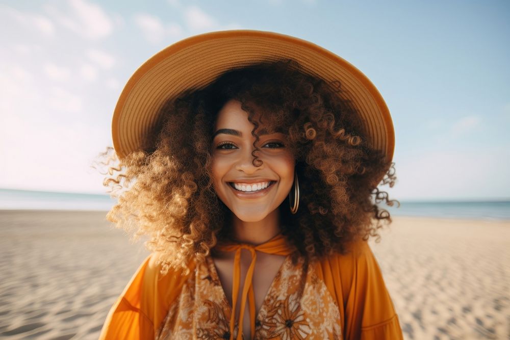 Influencer portrait laughing outdoors. | Premium Photo - rawpixel