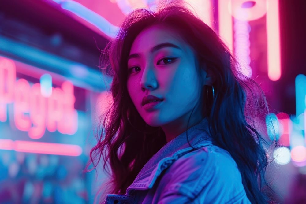 Influencer portrait looking illuminated. | Premium Photo - rawpixel