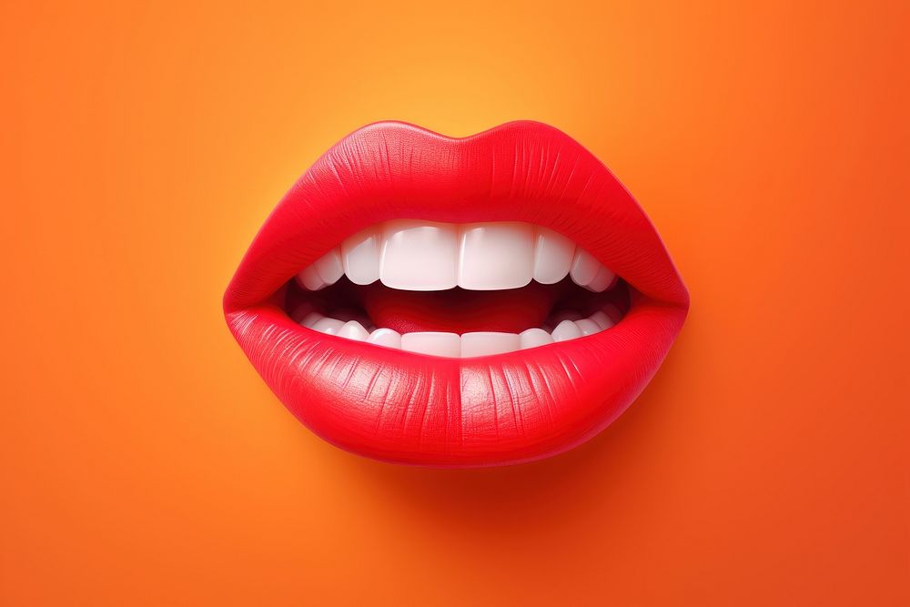 Angry lips lipstick teeth perfection. | Premium Photo - rawpixel