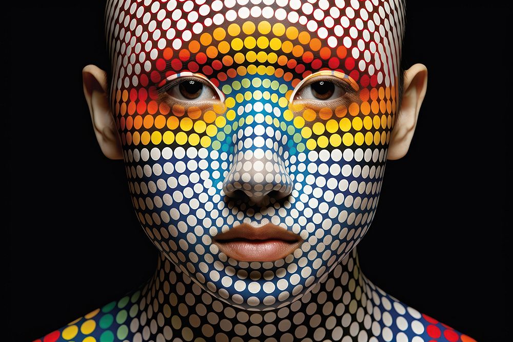 Portrait art photography futuristic. | Premium Photo Illustration ...