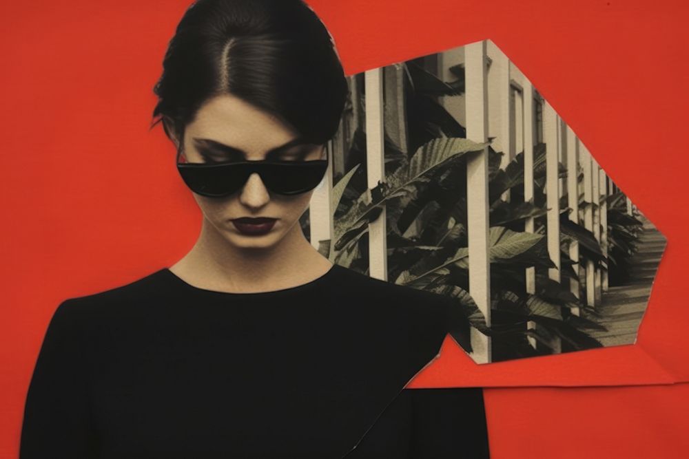 Minimal Collage Retro dreamy bouquet | Free Photo Illustration - rawpixel