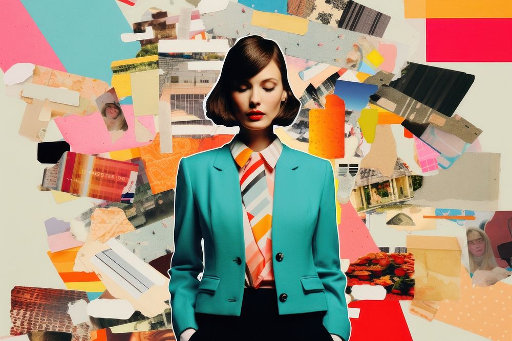 Business suit collage adult advertisement | Free Photo Illustration ...