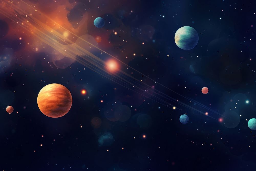 Planet backgrounds astronomy universe. | Free Photo Illustration - rawpixel