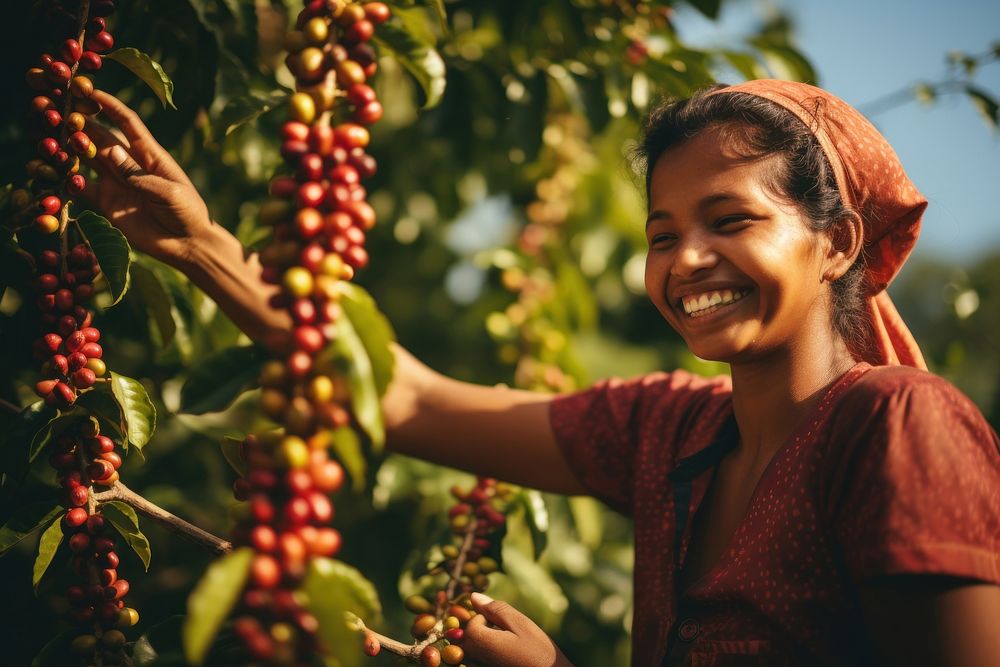 Outdoors portrait picking nature. | Premium Photo - rawpixel
