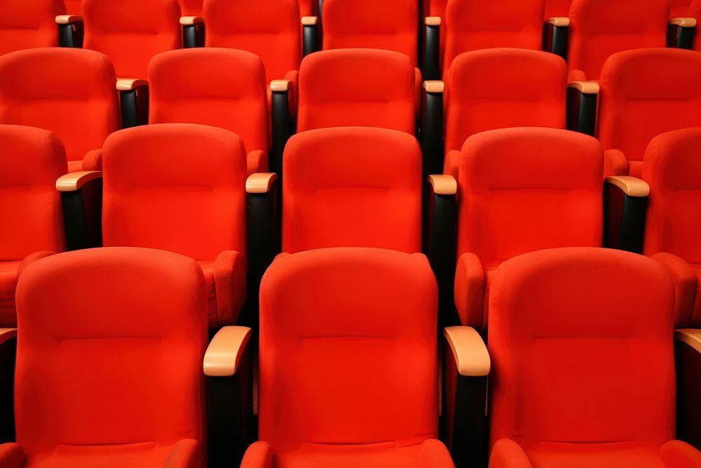 Red seats theater chair red. | Premium Photo - rawpixel