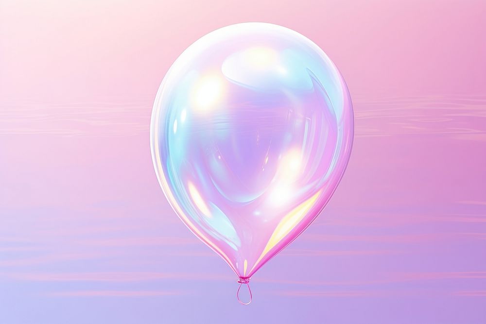 Reflective balloon celebration reflection floating. | Free Photo ...