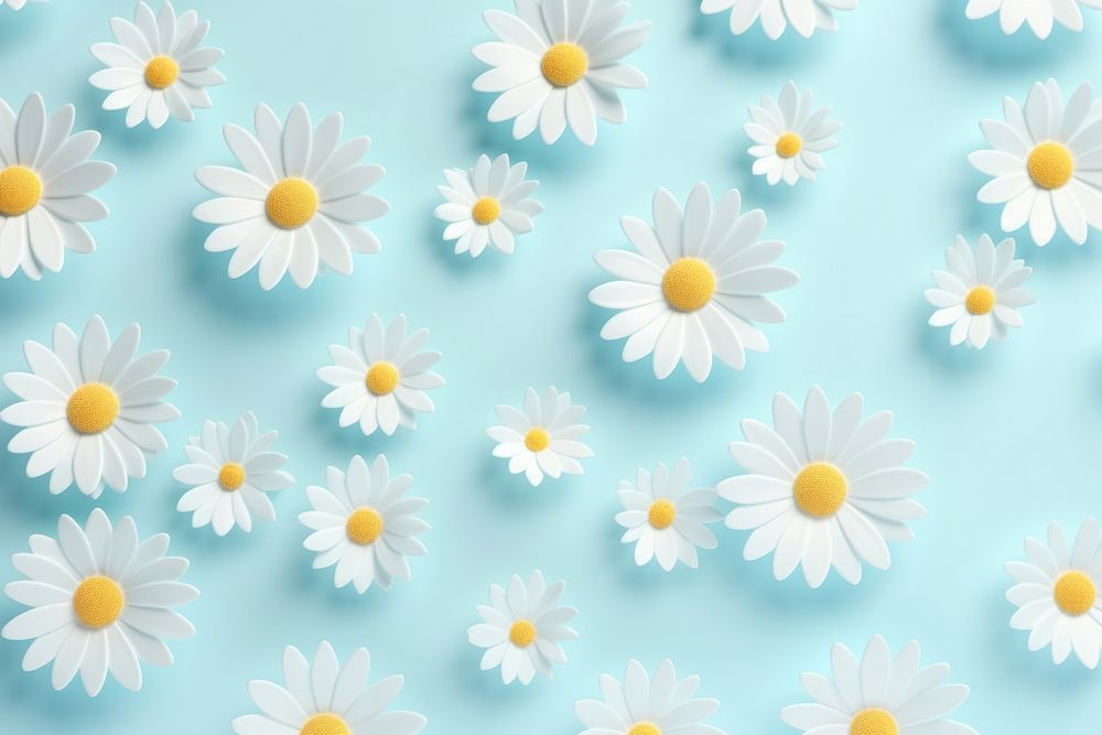 Cute daisy field background backgrounds | Free Photo - rawpixel