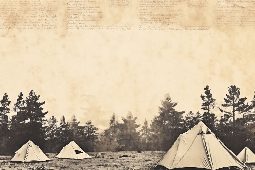 Camping border architecture outdoors nature. | Free Photo Illustration ...