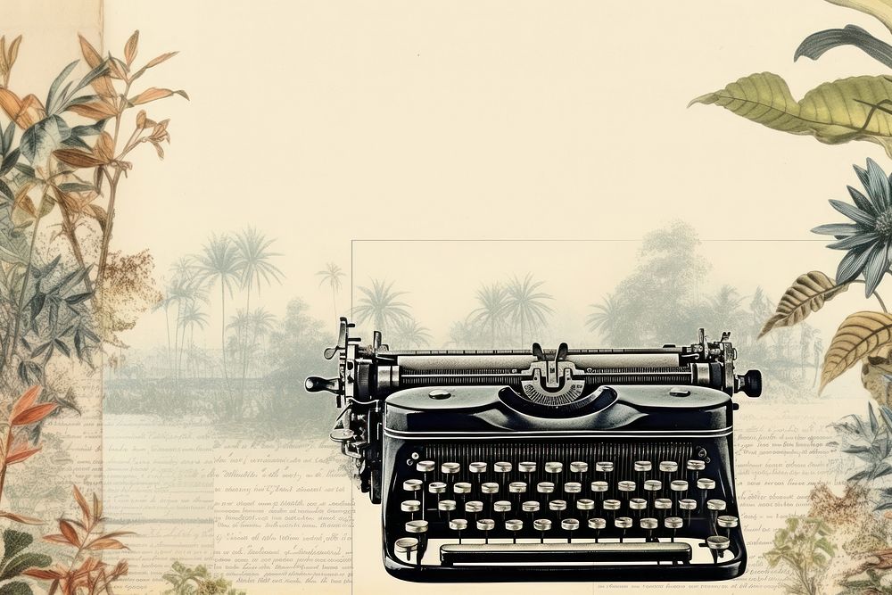 Typewriter ink border sketch paper | Free Photo Illustration - rawpixel