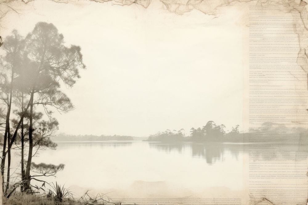 Nature lake border landscape outdoors | Free Photo Illustration - rawpixel