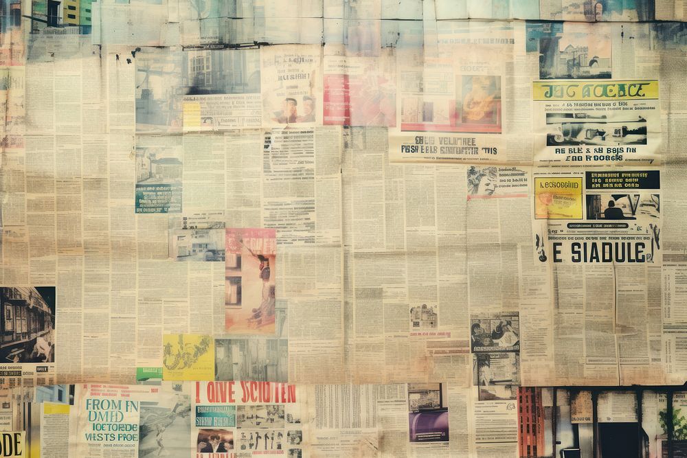 Vintage city border newspaper backgrounds | Free Photo Illustration ...