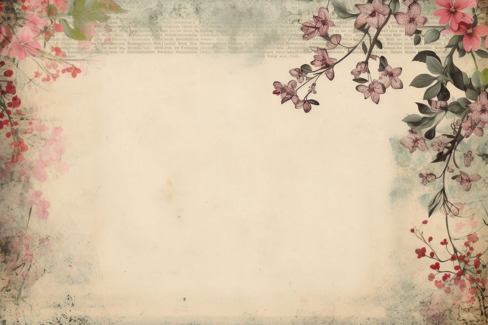 Love letter border backgrounds flower | Premium Photo Illustration ...