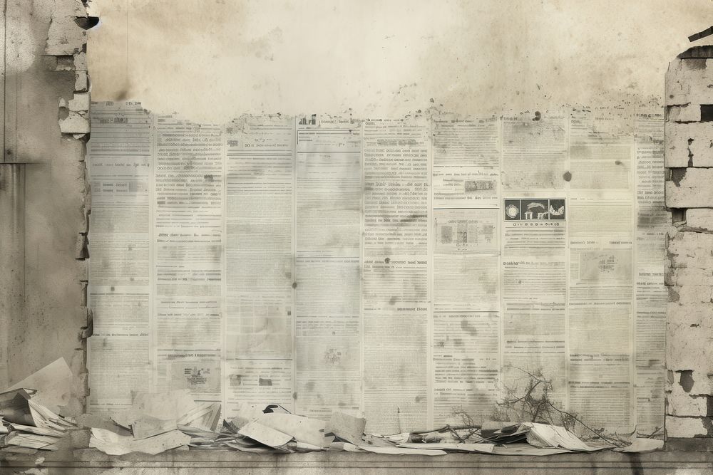 Famous cityscape border newspaper backgrounds | Premium Photo ...