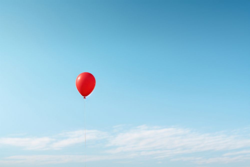 Red balloon sky tranquility clear | Free Photo - rawpixel