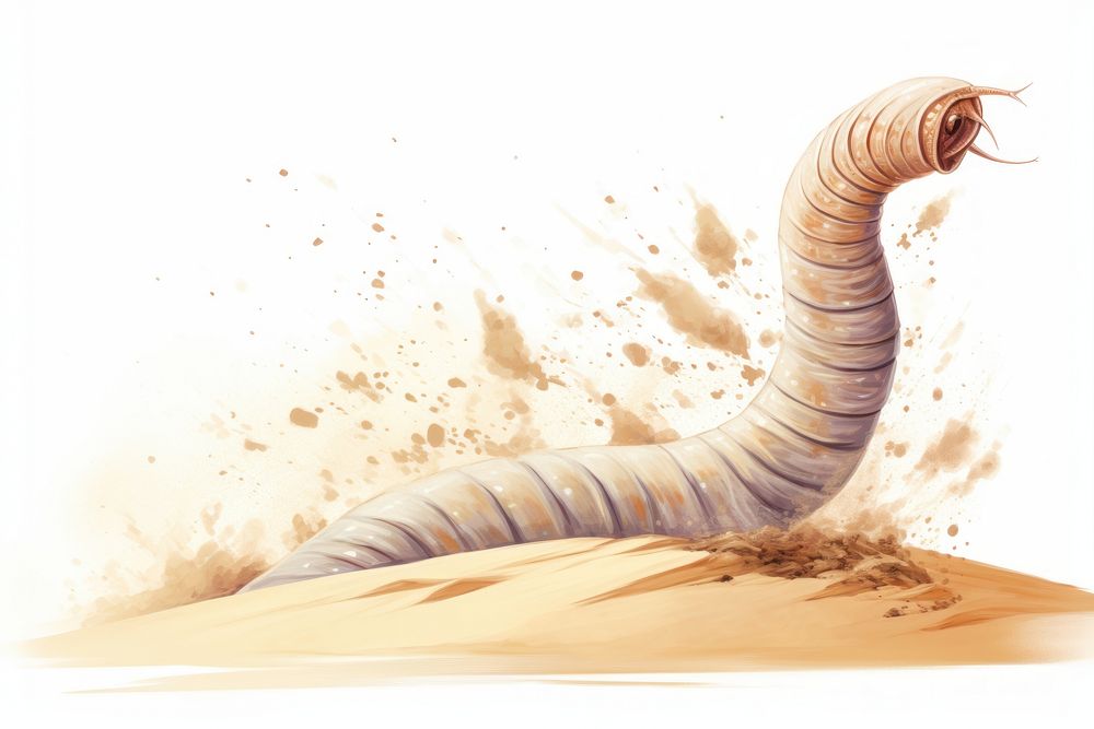 Sand worm outdoors animal nature. | Premium Photo Illustration - rawpixel