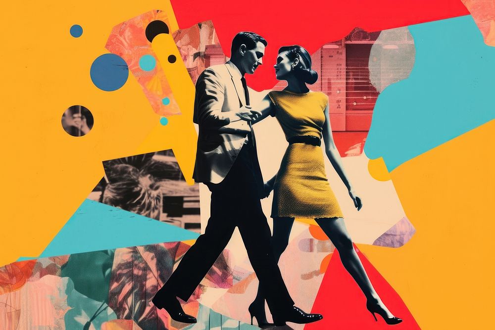 Collage Retro dreamy tango art | Premium Photo Illustration - rawpixel