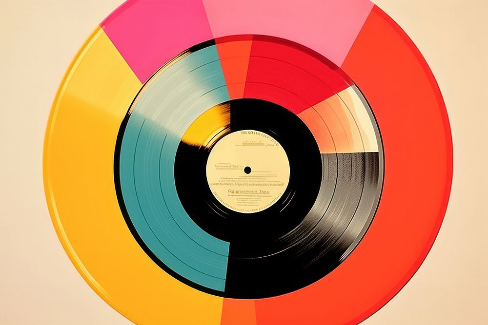 Collage Retro dreamy vinyl records | Free Photo Illustration - rawpixel