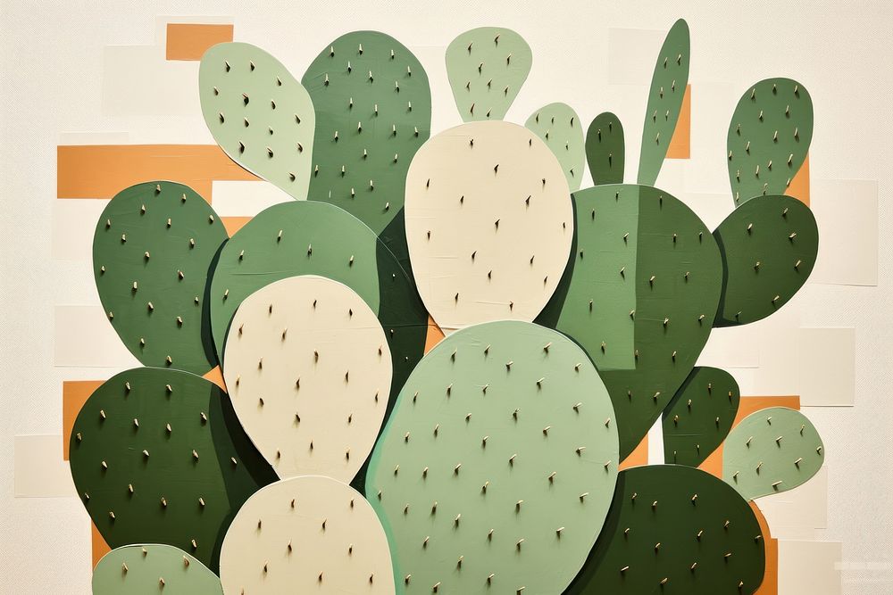 Cactus plant art representation. | Premium Photo Illustration - rawpixel