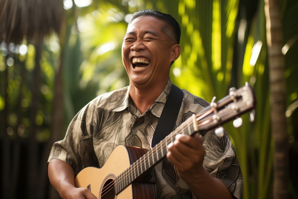 Filipino musician portrait guitar. | Premium Photo - rawpixel